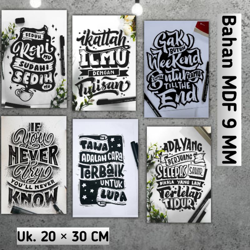 Jual Poster Aesthetic/ Kata kata motivasi/ Hiasan kata kata mutiara ...
