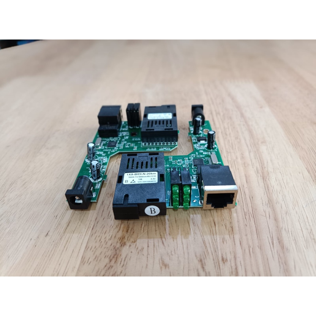 Jual PCB Board NetLINK HTB-3100 A+B Fiber Optic Optical Media Converter ...