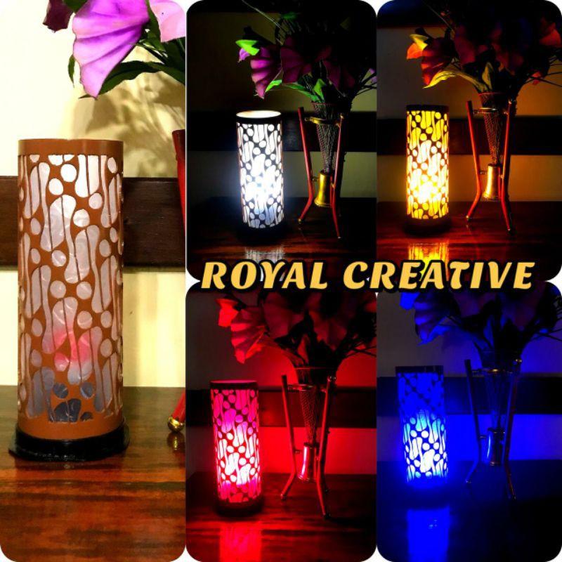 Jual Lampu Hias/Lampu Tidur pvc paralon motif batik | Shopee Indonesia