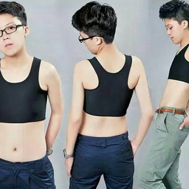Jual Breast binder korset corset penahan dada bh sport tomboy Half ...