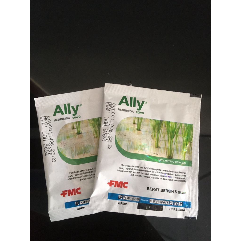 Jual HERBISIDA ALLY 20 WG 5 GRAM (OBAT PENGENDALI GULMA PADI DI SAWAH ...