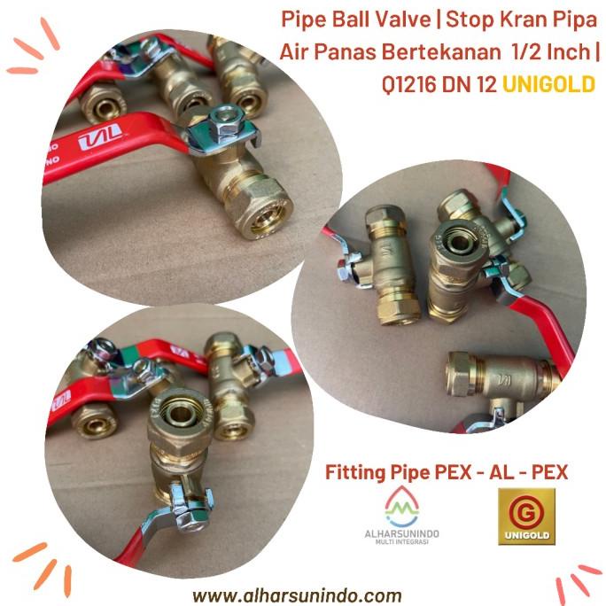 Jual Stop Kran Pipa Air Panas/Dingin/Gas Unigold/Rifeng - Pipe Ball ...