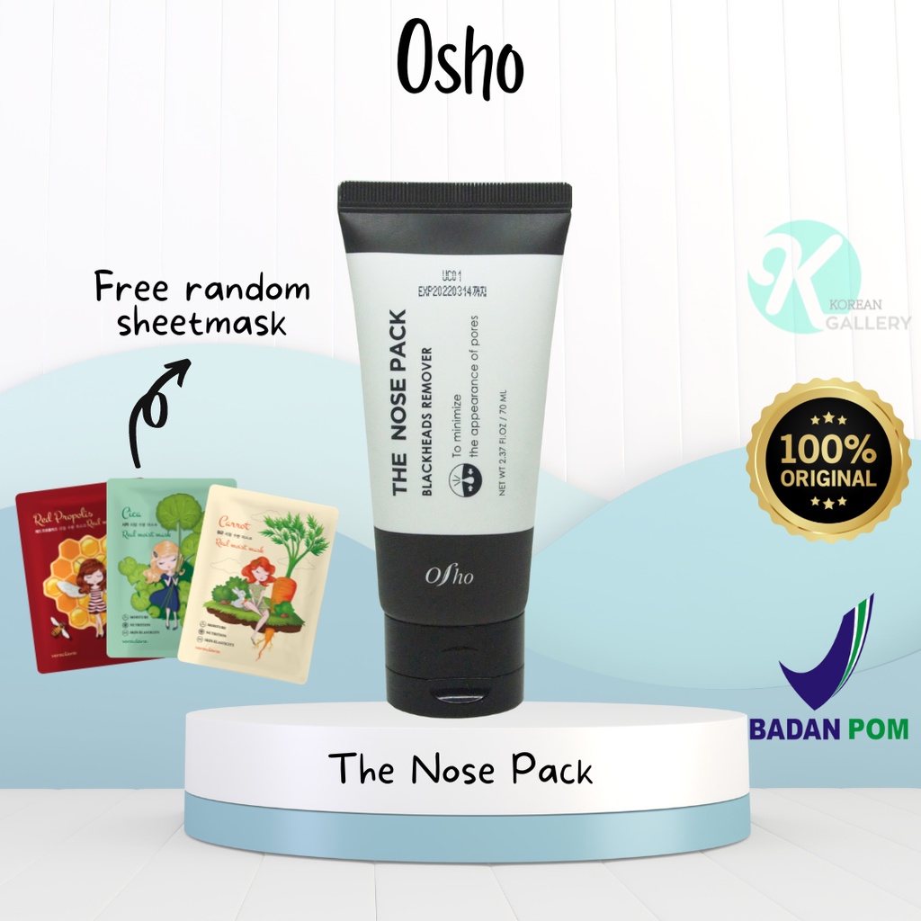 Jual Osho - The Nose Pack 70ml (peel-off mask) | Shopee Indonesia