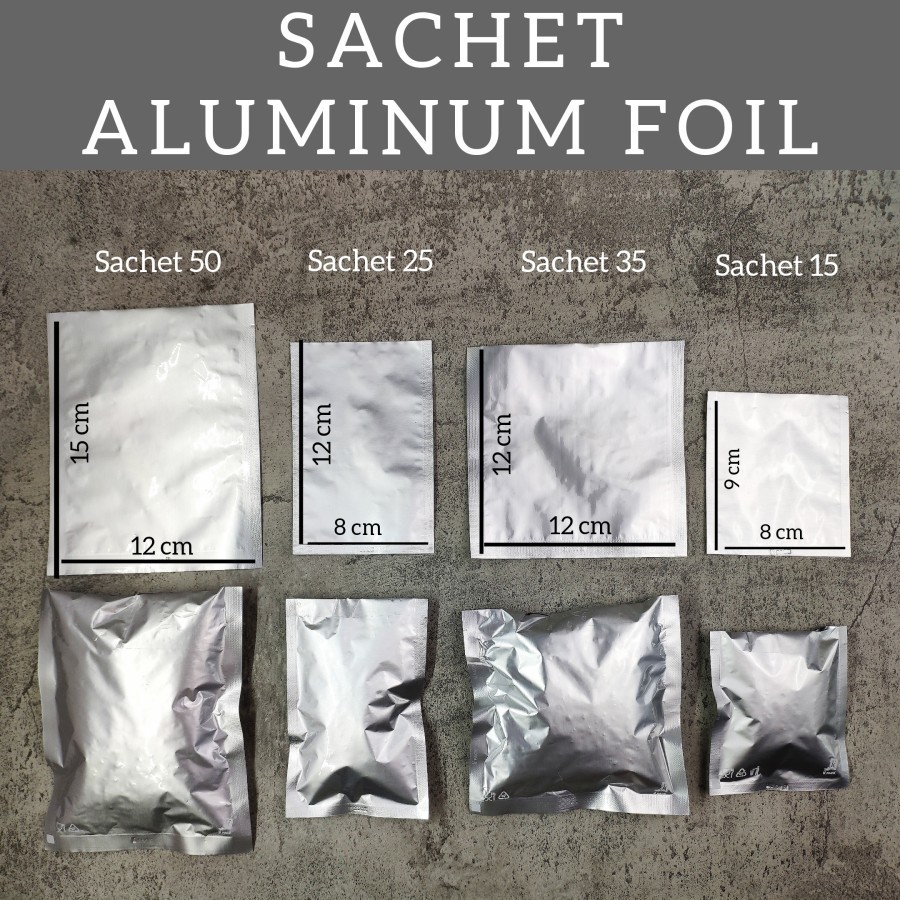 Jual SACHET SUPER 8 x 9 CM - 15GR - KEMASAN ALUMINIUM SACHET SUPER ...