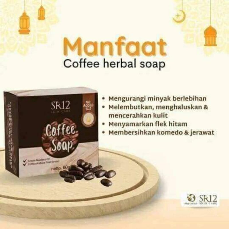 Jual Coffee Soap Sr12 Sabun Kopi Sabun Flek Hitam Sabun Komedo 60gr