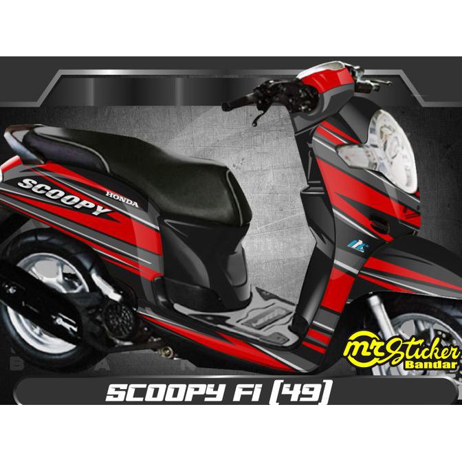 Jual Sticker Decal Full body Scoopy Grafis keren New Sticker Scoopy ...