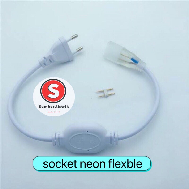 Jual Socket Adaptor 5050 Lampu Led 220v/Kabel Colokan lampu LED Selang ...