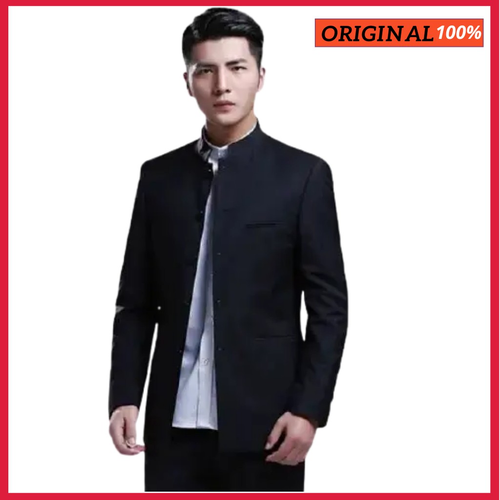 Jual Jas Pria Gakuran style Black Crows Zero Jas pria Slim fit | Shopee ...
