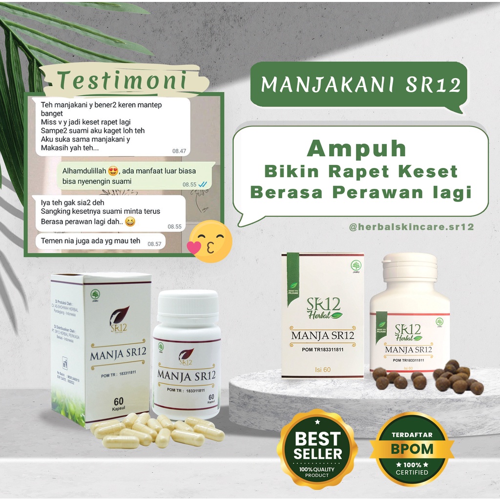 Jual PERAPAT MISS V AMPUH BPOM MANJAKANI SR12 - ATASI KEPUTIHAN ...