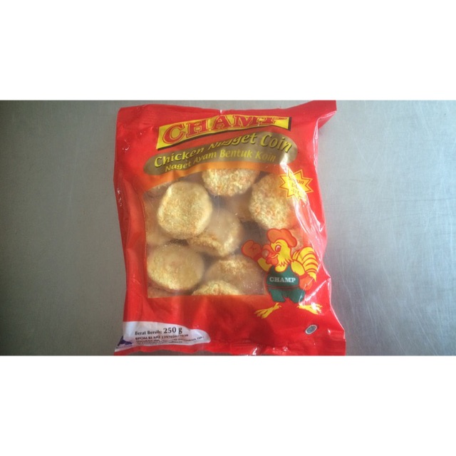 Jual Champ chicken nugget coin 200 gr | Shopee Indonesia