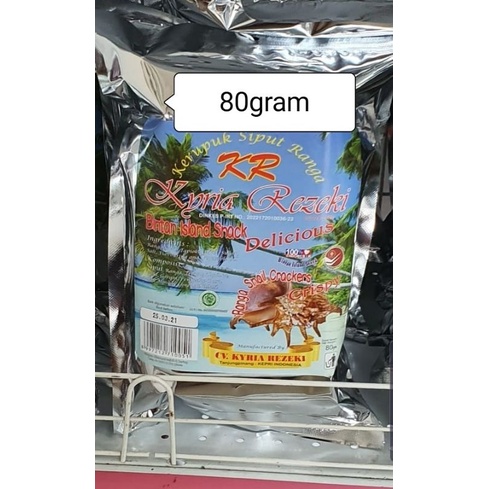 Jual Kerupuk kerang rangak 80gramx5bks camilan khas tanjung pinang ...