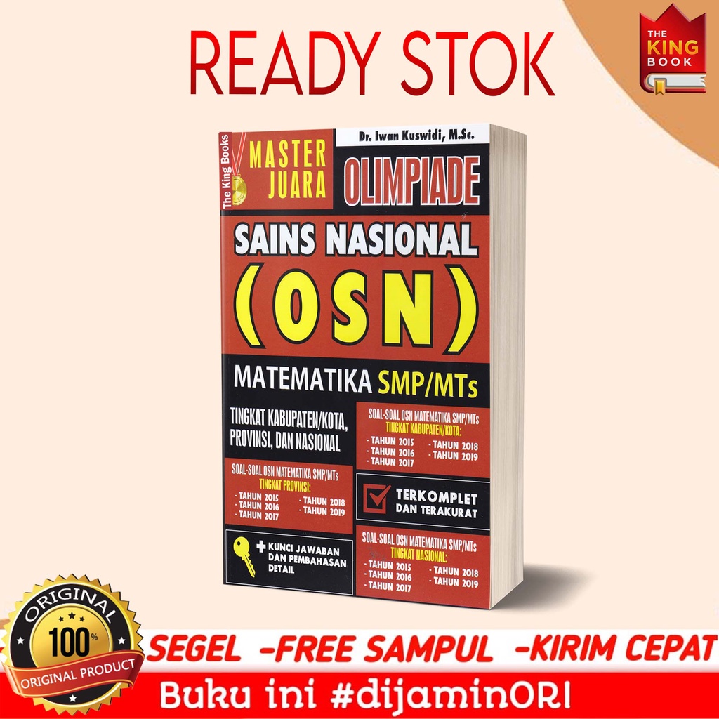 Jual Buku Master Juara Olimpiade Sains Nasional (OSN) Matematika SMP/MTs | Shopee Indonesia