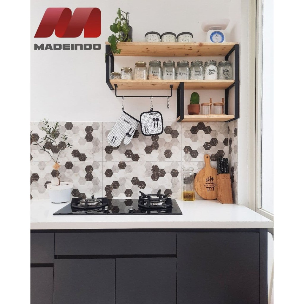 Jual Rak Dapur Rak Bumbu Kitchen Set Rak Hiasan Dinding Minimalis ...