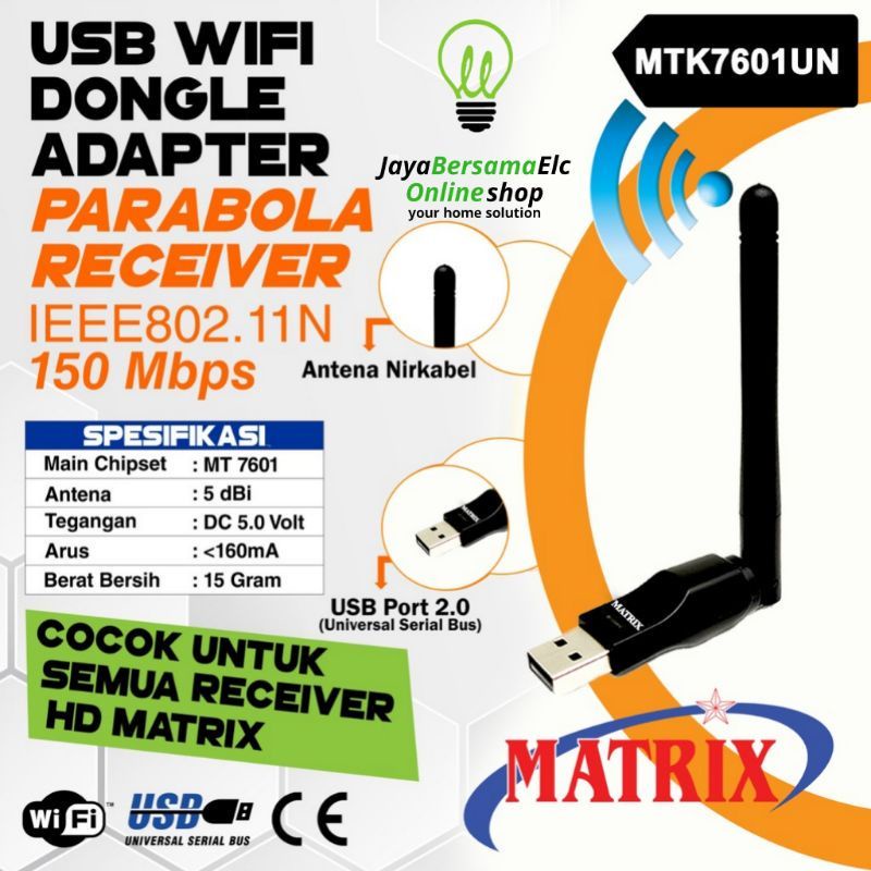 Jual Promo DONGLE MATRIX Wifi USB Adaptor Dongle Digital Parabola ...