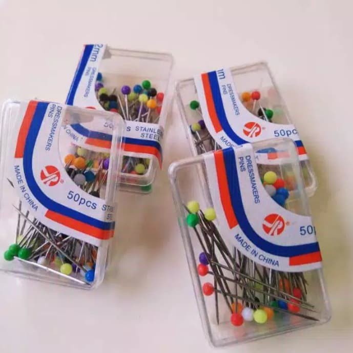 Jual Jarum Pentul Mini Warna Warni Aksesoris Hijab Kerudung Jilbab ...