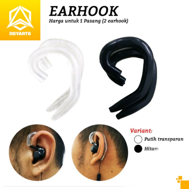 Jual Sepasang Earhook Untuk Earphone/Hansfree/Earbud Sporty Gantungan ...