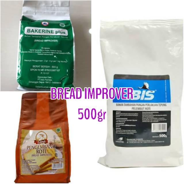 Jual Bread Improver EDNA - BAKERINE PLUS - IBIS 500gr Bahan Pelembut Roti | Shopee Indonesia