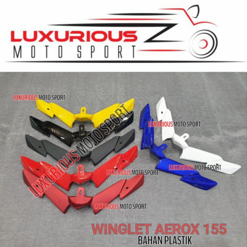 Jual winglet aerox 155 winglet plastik aerox nvx winglet vnd aerox 155 ...