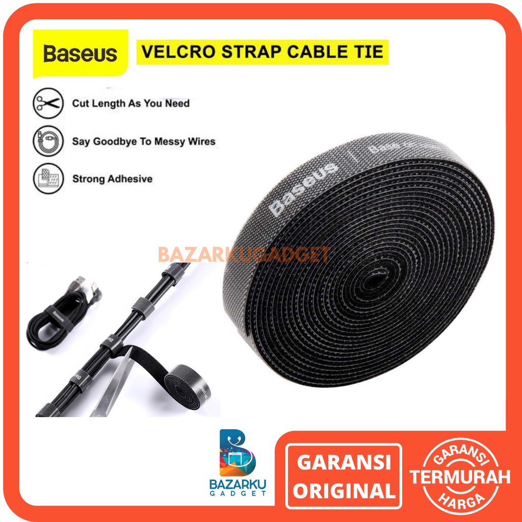 Jual Baseus Velcro Cable Strap Velcro Kabel Velcro Strap Velcro Baseus ...