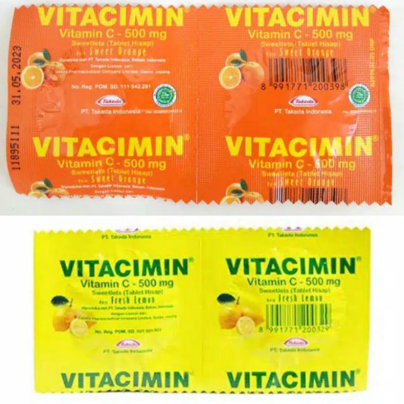 Jual VITACIMIN Sweetlets Vitamin C - 500mg (Paket Vitacimin) | Shopee ...