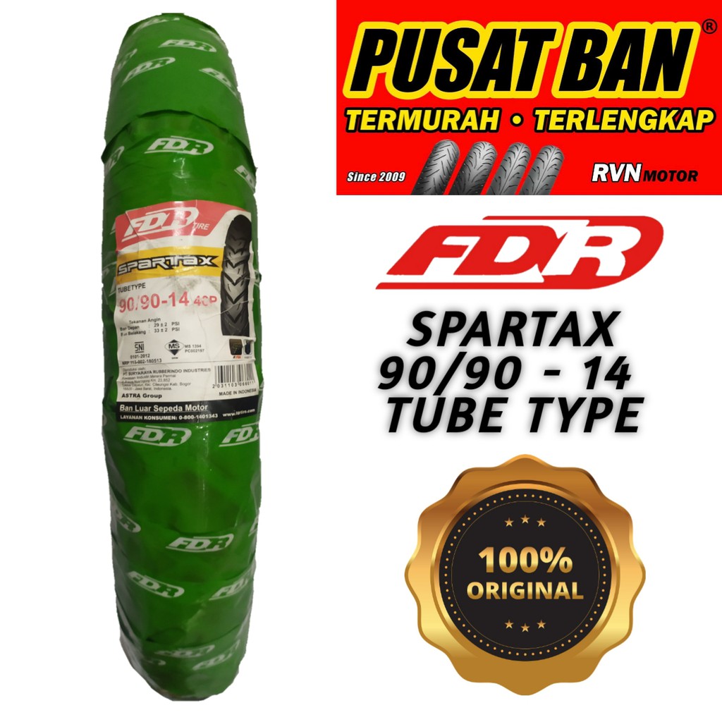 Jual FDR SPARTAX 90/90-14 TUBE TYPE | Shopee Indonesia
