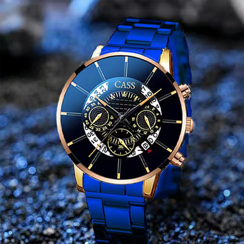 Jual JAM TANGAN PRIA ANTI AIR FASHION MENS STAINLESS STEEL WATCHES ...