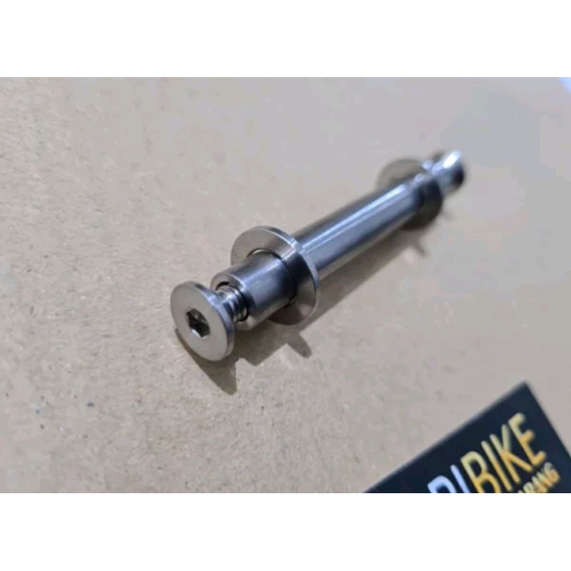 Jual baut brompton triangle titanium bolt mur axle tri angle as ...