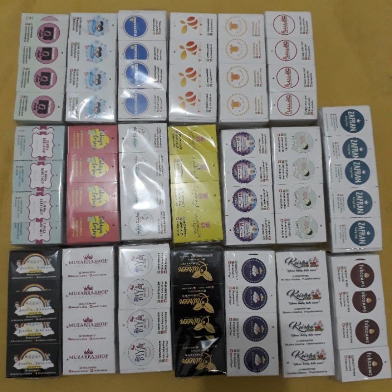 Jual hantag handtag handstag hangtag label baju hang tag custom hangtag ...