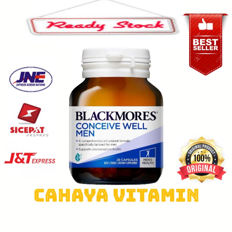 Jual Blackmores conceive well men isi 28 capsul | Shopee Indonesia