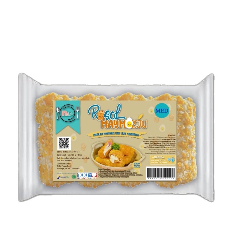Jual Naufizz Risol Maymozju Risoles isi Mayo Keju Mozarella Smokebeef ...