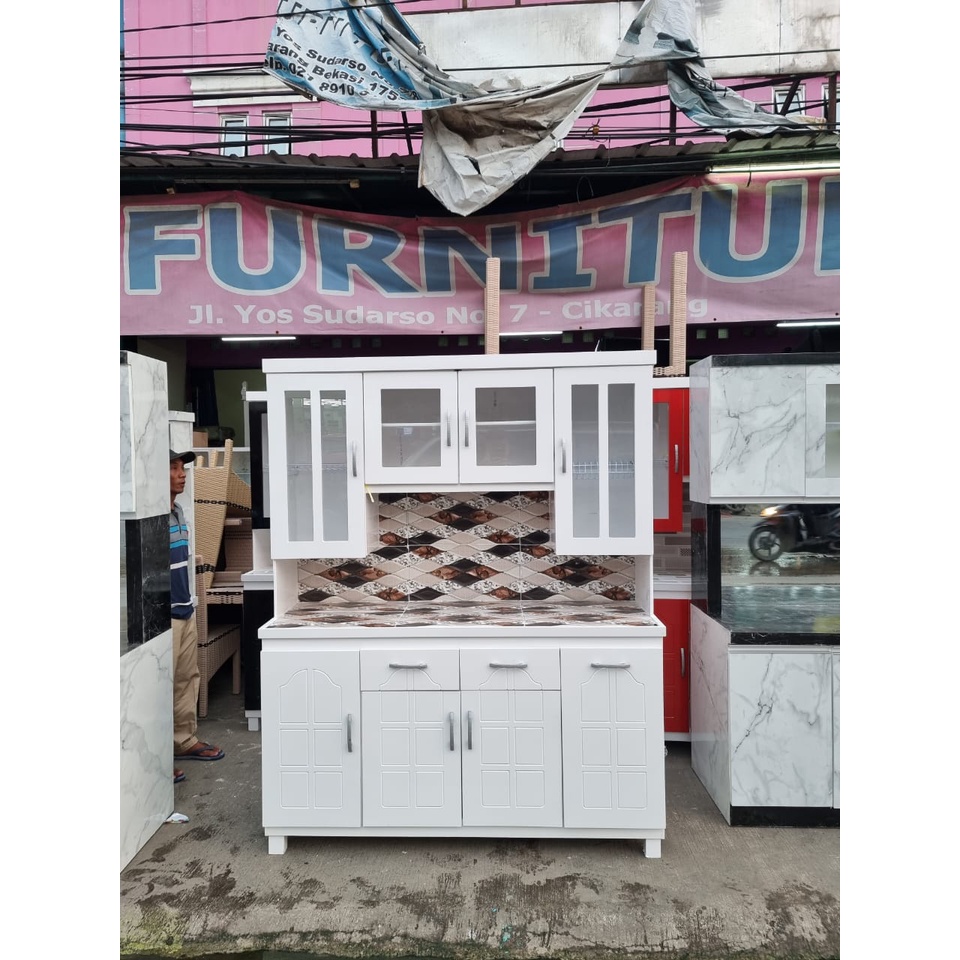 Jual RAK SAYUR 4 PINTU / LEMARI PIRING 4 PINTU/ LEMARI SAYUR 4PT ...