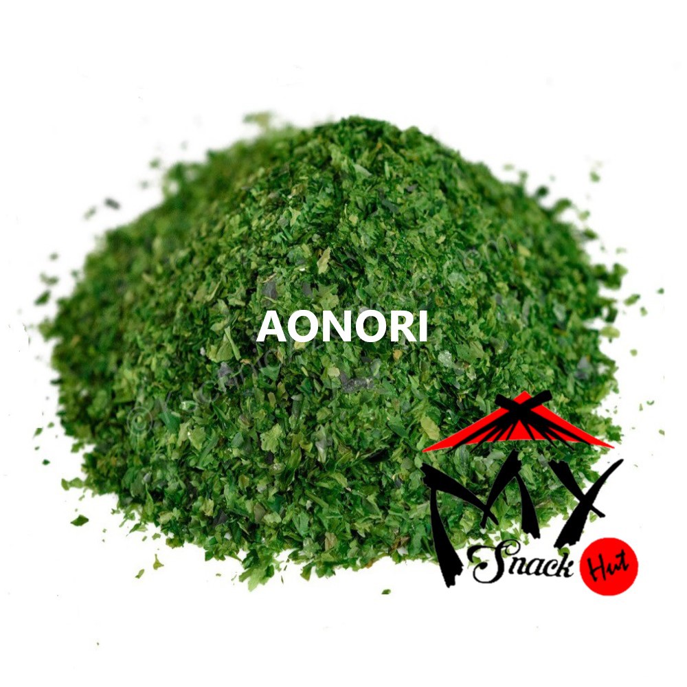 Jual AONORI 10GR - JAPANESE SEAWEED FLAKE AO NORI RUMPUT LAUT KASAR CACAH TOPPING TABURAN SUSHI ...