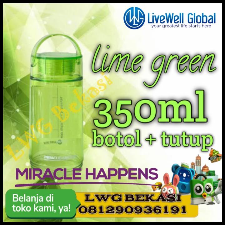 Jual Botol Hydrogen Fontaine Lime Green 350Ml | Shopee Indonesia