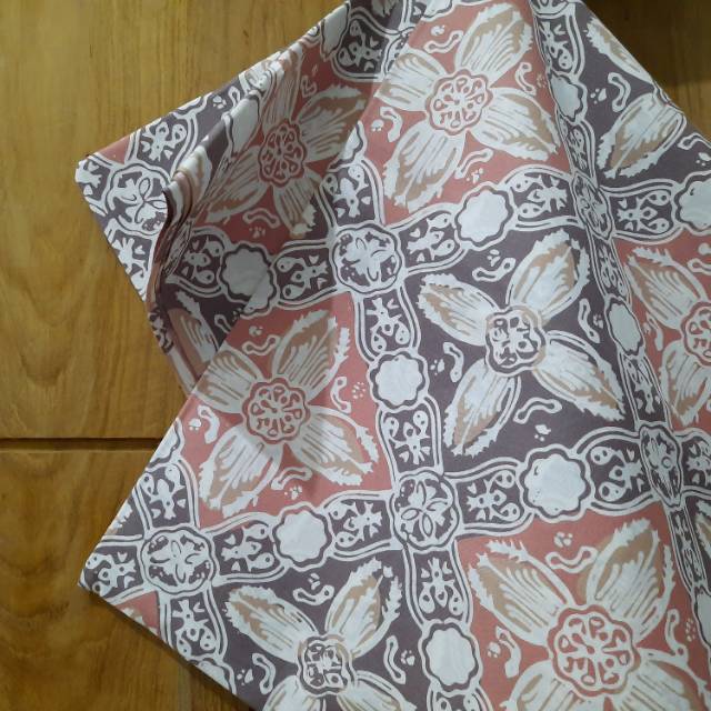Jual Kain batik cap 3warna coksu mix salem mix coklat pastel motif ...