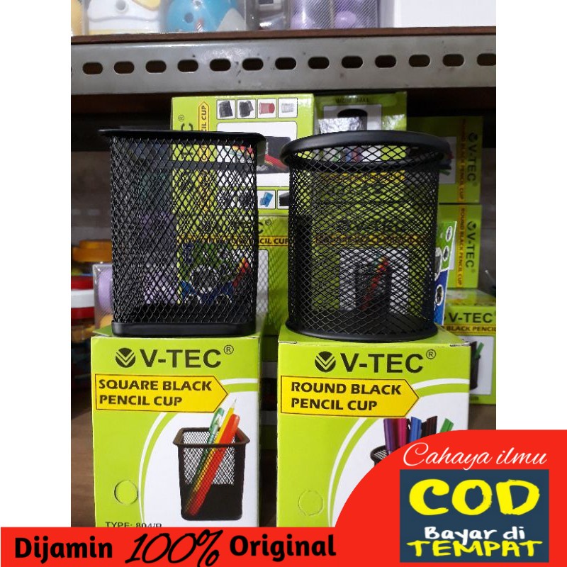 Jual Box Pensil Meja. bulat atau kotak bahan kawat besi. | Shopee Indonesia