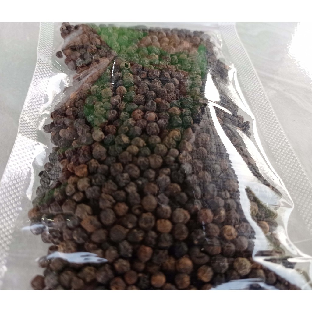 Jual BIJI LADA HITAM BLACK PEPPER PACK 100GR KEMASAN STANDING POUCH ...