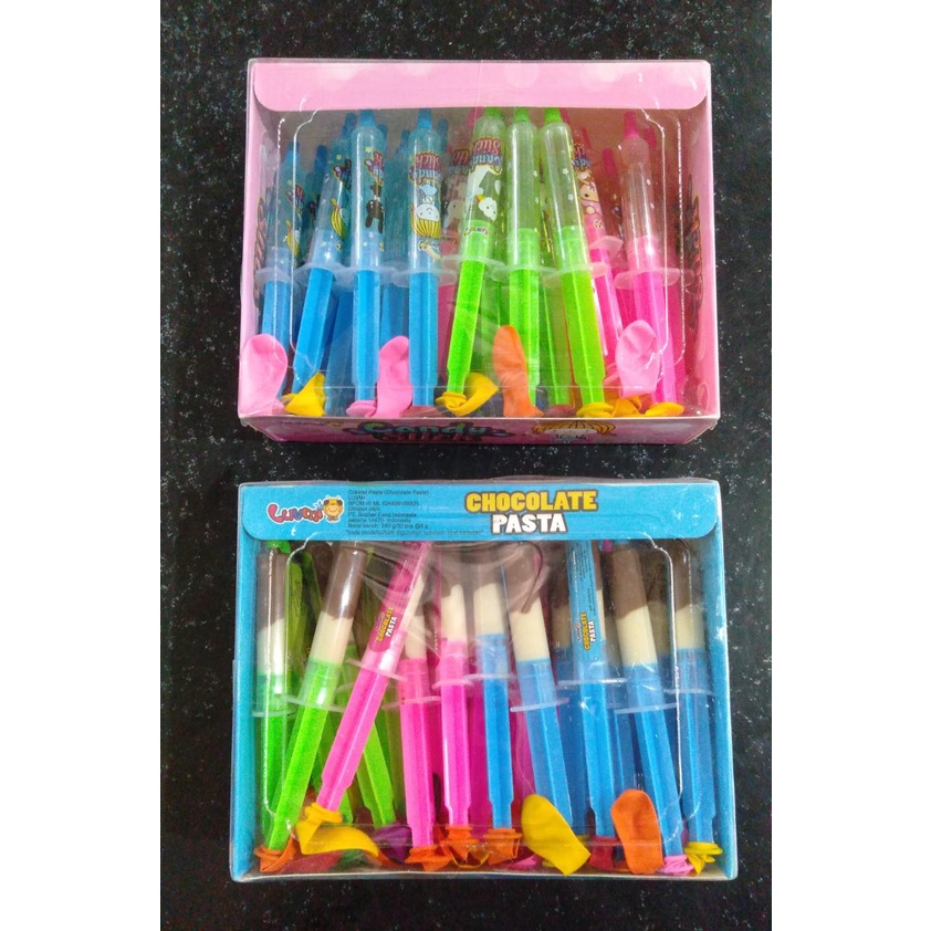 Jual PERMEN CANDY PASTA / CHOCOLATE PASTA / JELLY PASTA bentuk suntik ...
