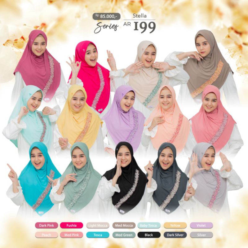 Jual Hijab Arrafi || Arr 199 || Bergo Simple (endanghijab) | Shopee ...