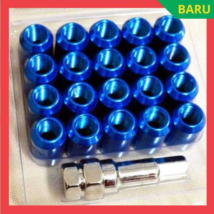 Jual Baut Roda Mobil Racing Lugnut 1 25 MM 20 PCS Baut Velg Mobil ...