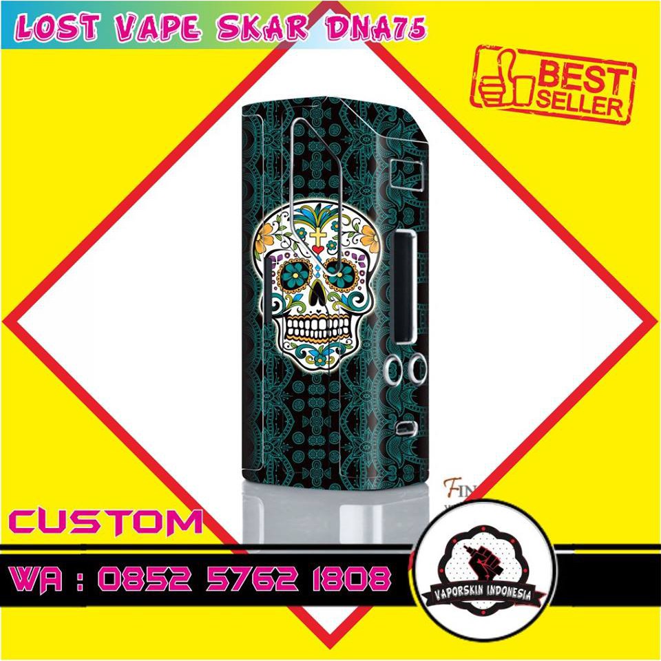 Jual GARSKIN VAPOR Lost Vape SKAR DNA 75W SKULL | Shopee Indonesia