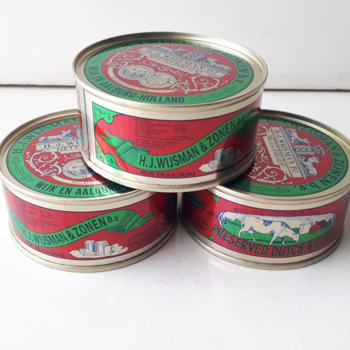 Jual Butter WISMAN WIJSMAN WYSMAN Kaleng 200gr Mentega Margarin Wisjman ...