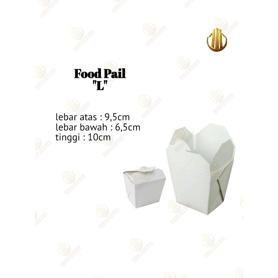 Jual Food Pail (Tempat makan kertas) | Shopee Indonesia