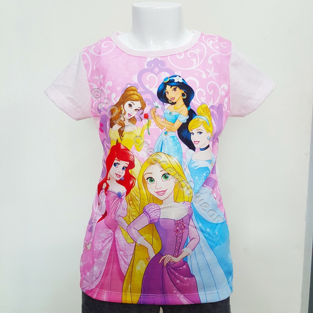 Jual ORIGINAL Disney Princess T Shirt Kids Baju Kaos Anak (Rapunzel ...