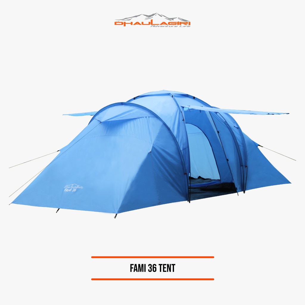 Jual (BISA COD) Tenda camping DHAULAGIRI FAMI 36 TENT 6P/Tenda Camping Double Layer/Tenda ...