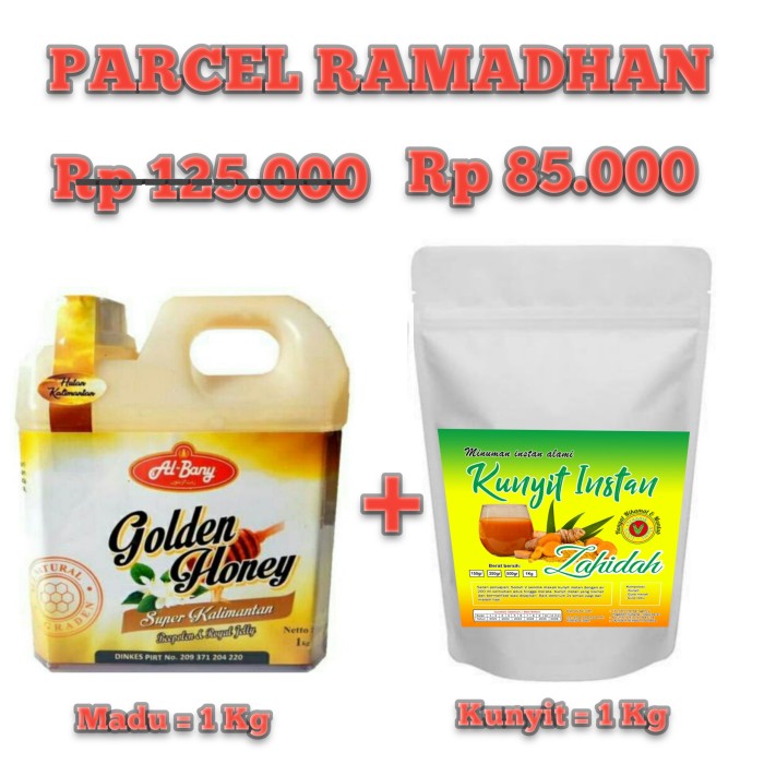 Jual Parcel ramadhan 2 Madu+kunyit instan 1kg | Shopee Indonesia