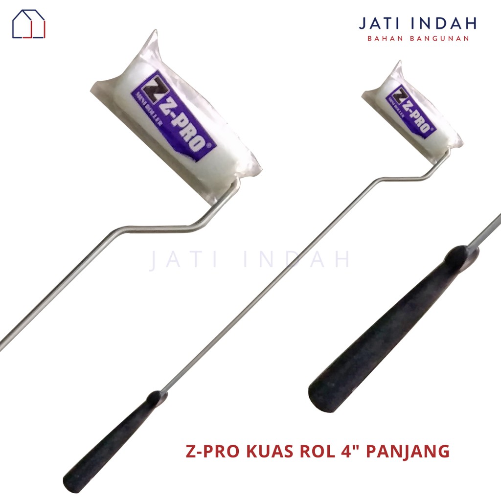 Jual KUAS CAT ROL KECIL Z-PRO 4 INCH / Kuas Cat Kayu Tembok Bangunan ...
