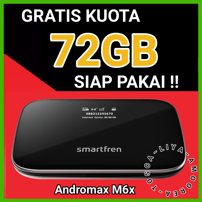Jual Spesial MiFi Modem WiFi 4G Smartfren Andromax M5 Plus Voucher Data ...