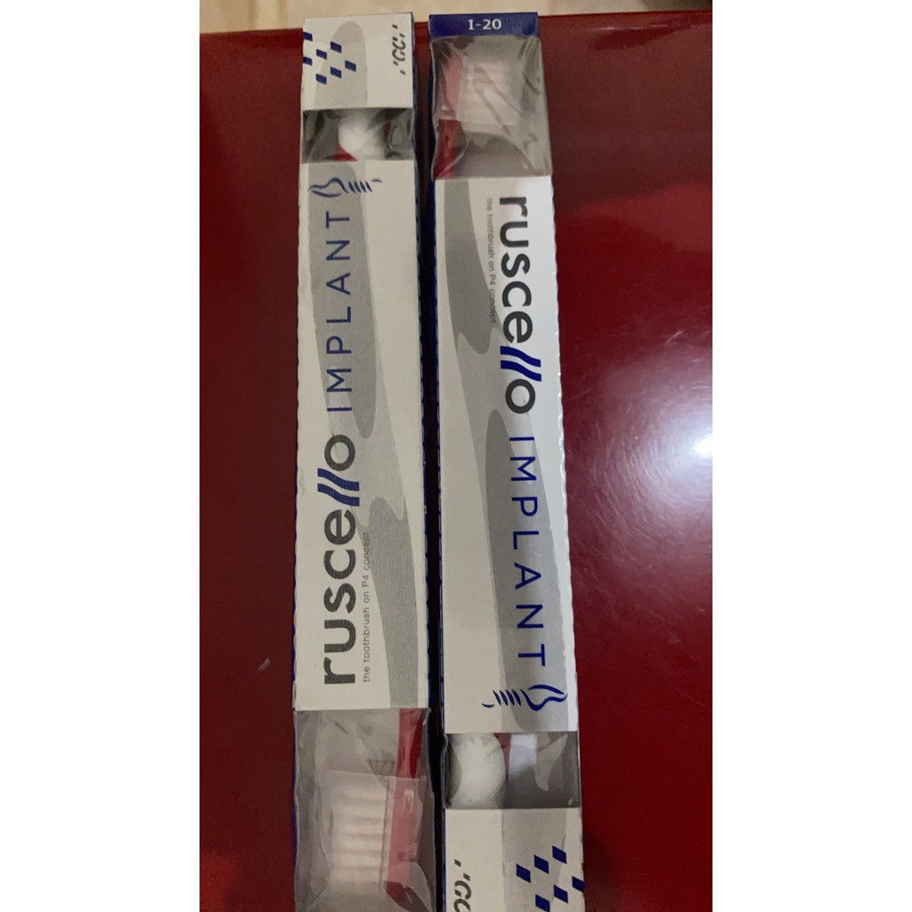 Jual GC Tooth Brush I-20 Sikat Gigi Ruscello Type Implant untuk behel dan implan gigi dental I20 ...