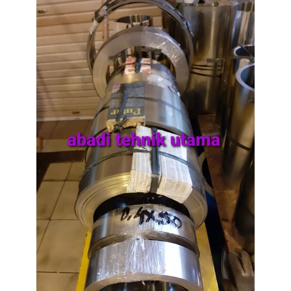 Jual SHIEM PLAT STAINLESS 304 TEBAL 0.7MM X 100MM X 1000MM | Shopee Indonesia