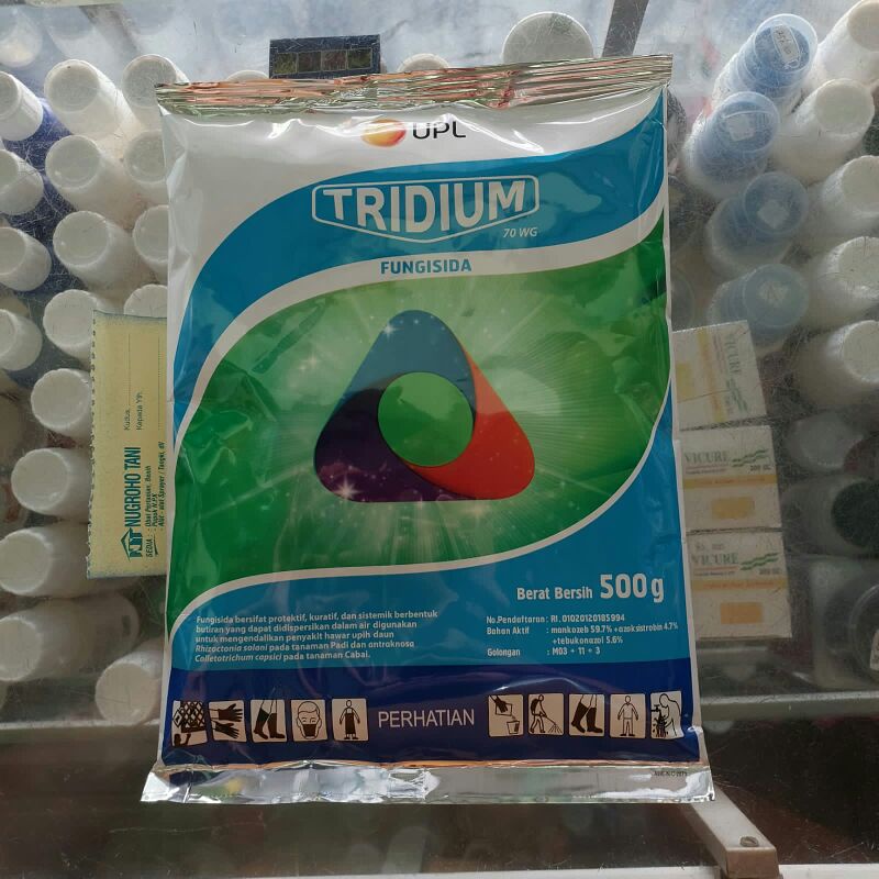 Jual FUNGISIDA TRIDIUM 70 WG 500 GRAM PENGENDALI PATEK CABAI | Shopee ...